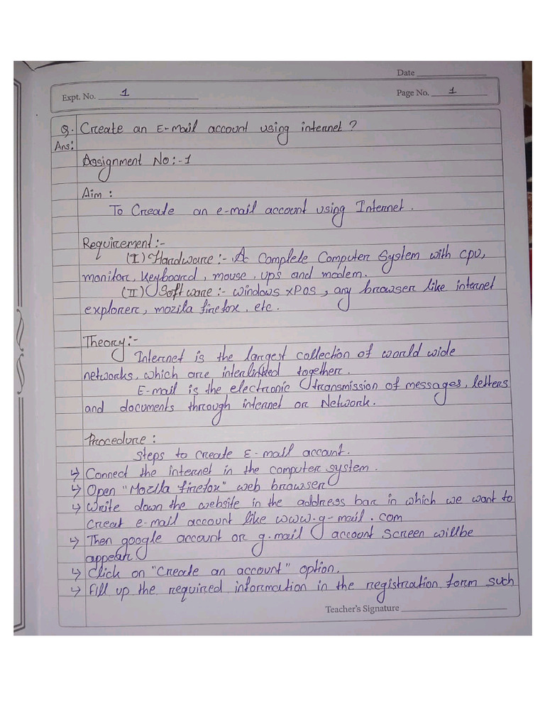 It Practical Experiment 1 PDF | PDF