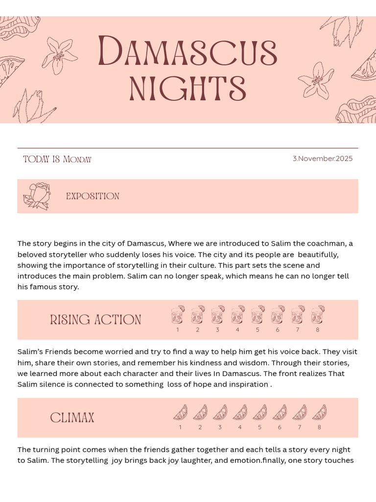 Health Planner Doc in Peach Dark Brown Aesthetic Nouveau Deco Style.pdf ...