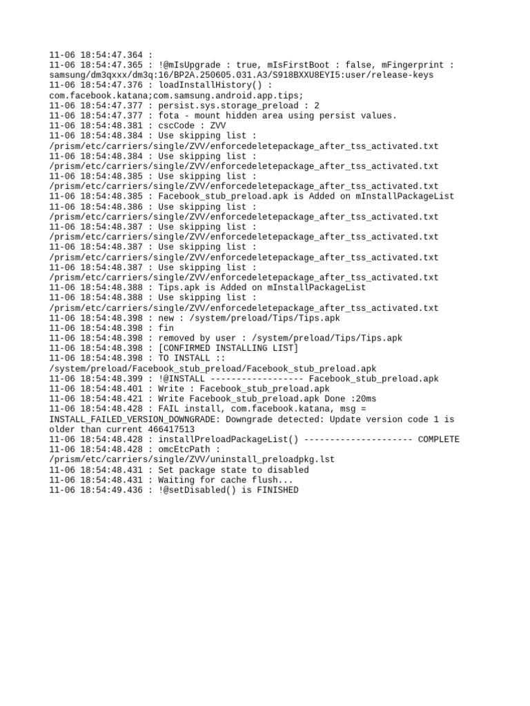 Preload Installer | PDF
