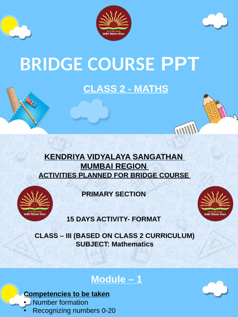 Class 2 Maths Bridge Course Activities | PDF | Shape | Mathematics