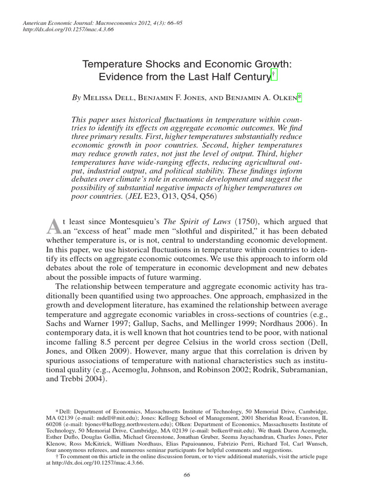 Dell Jones Oi Ken | PDF | Economic Growth | Regression Analysis