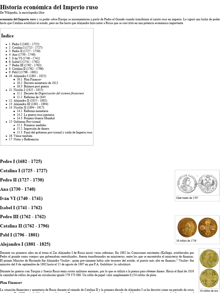 Historia económica del Imperio ruso - Wikipedia, la enciclopedia libre ...