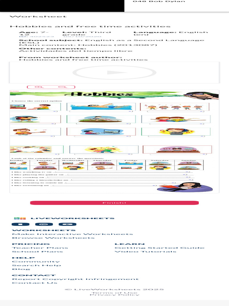 Worksheet LiveWorksheets | PDF
