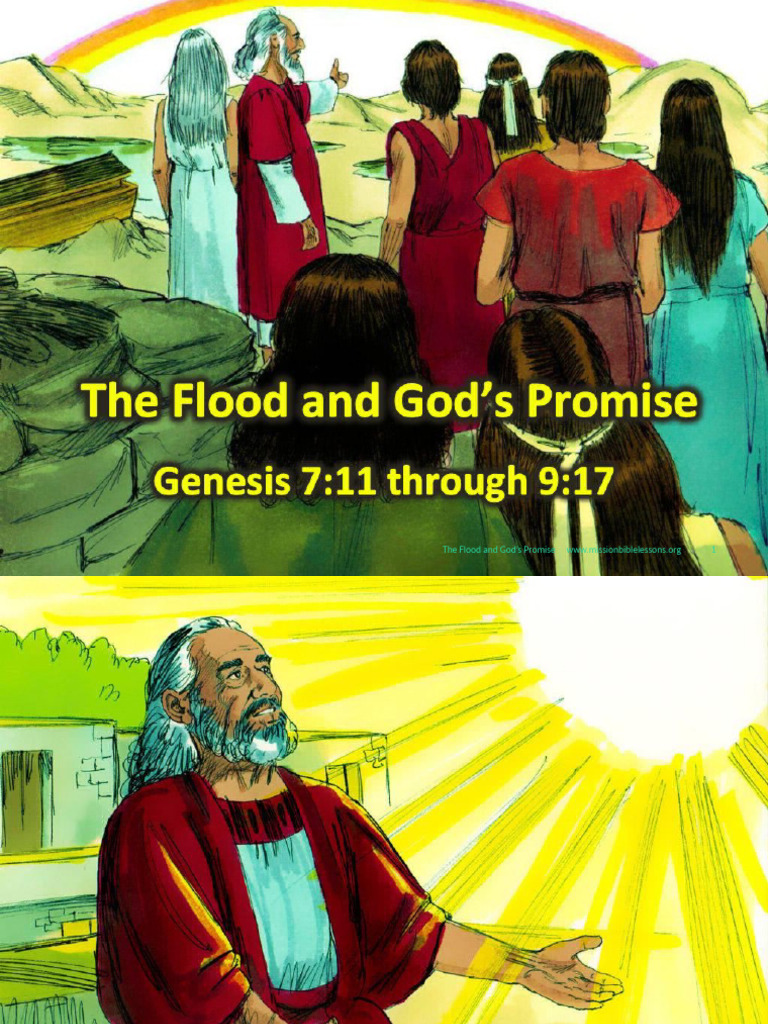 01.11 The Flood and Gods Promise Mary1 | PDF | Genesis Flood Narrative ...