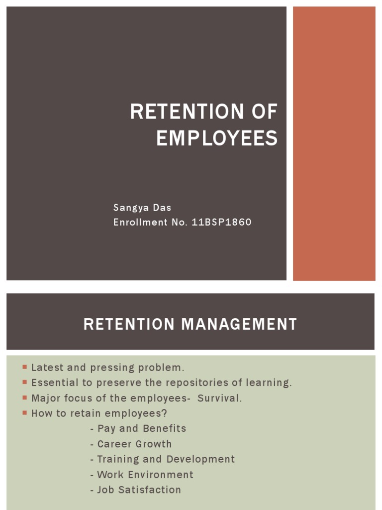 Employee Retention Strategies Explained | PDF | Business
