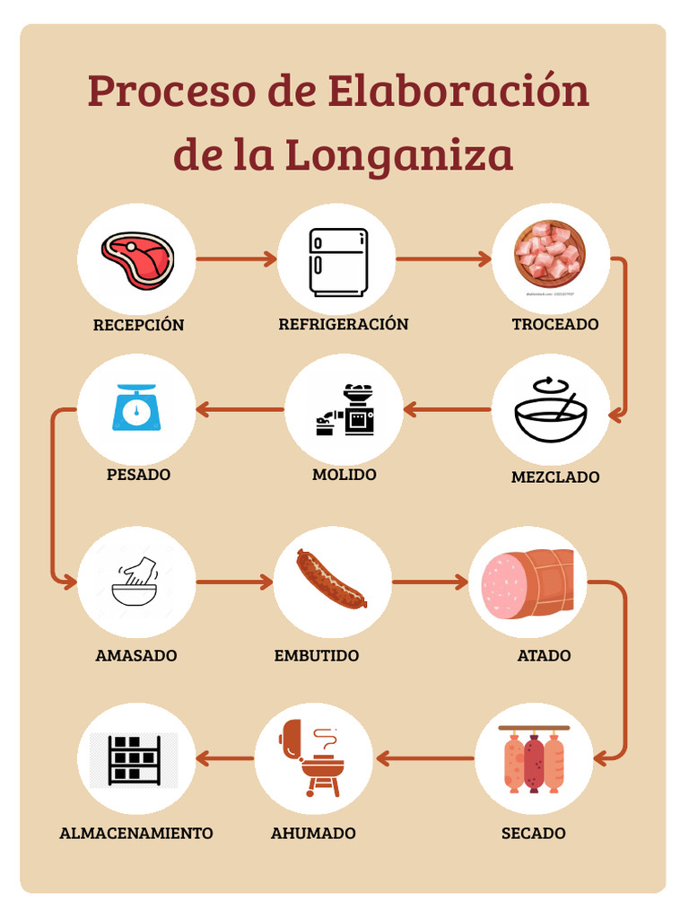Proceso de Elaboración de Longaniza | PDF