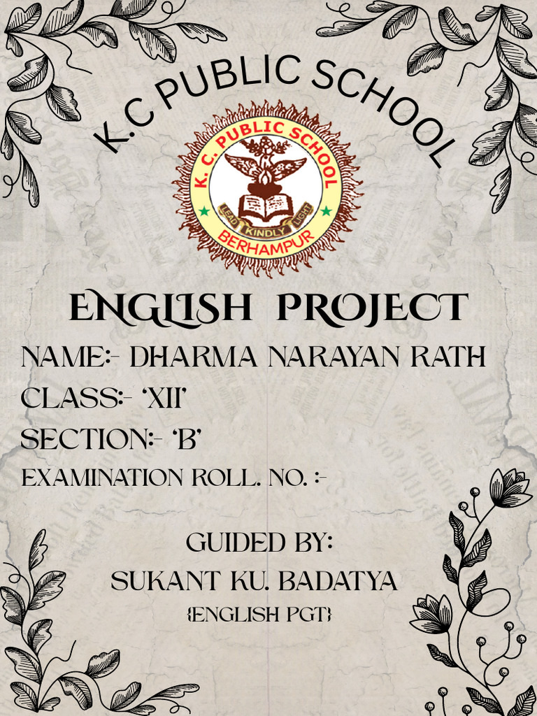 Class 12 English Project Overview | PDF | Qualifications | Educational ...