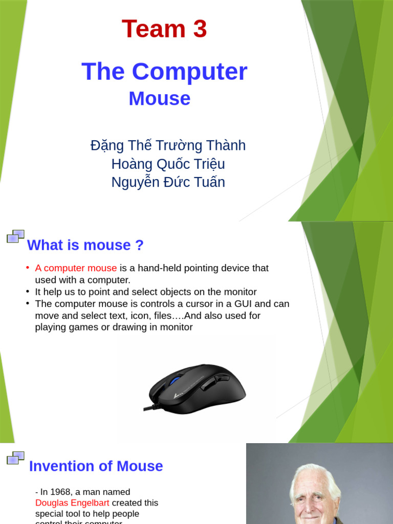 Understanding Computer Mice Types & Uses | PDF | Cursor (User Interface ...