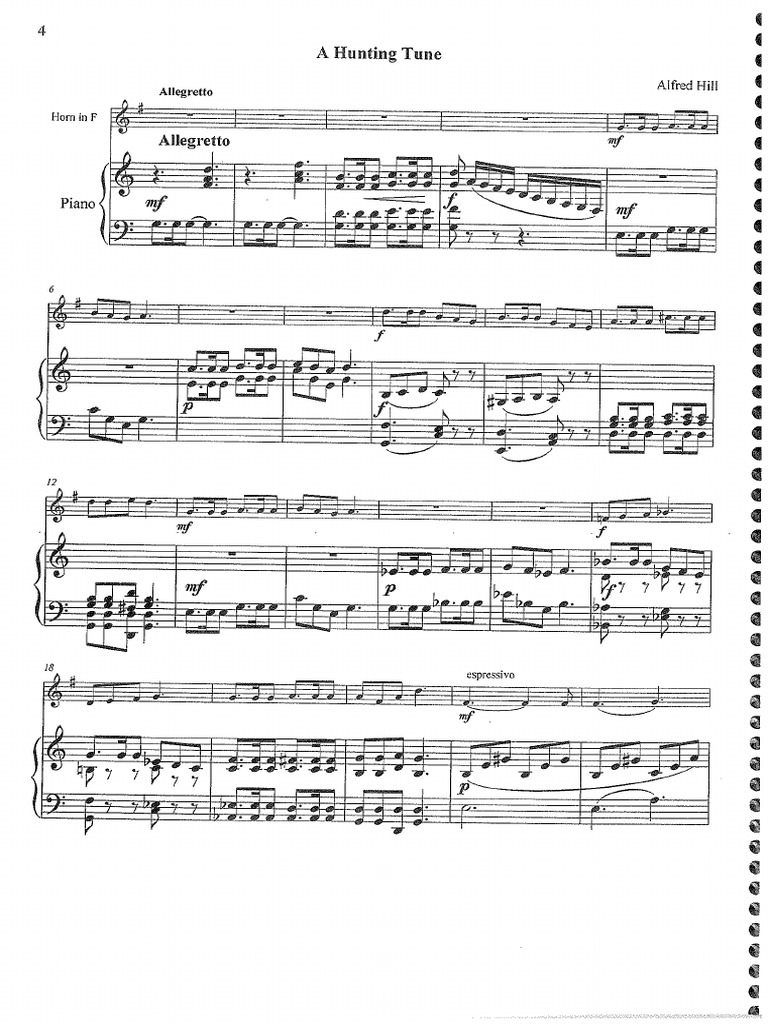 Alfred Hill 3 Pieces | PDF