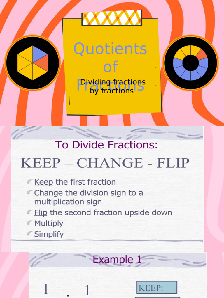 Lesson 1-q2 - Dividing Fraction | PDF | Mathematical Objects | Division ...