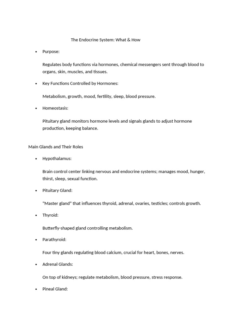 Module 3 Studentstudyguide | PDF | Endocrine System | Diabetes