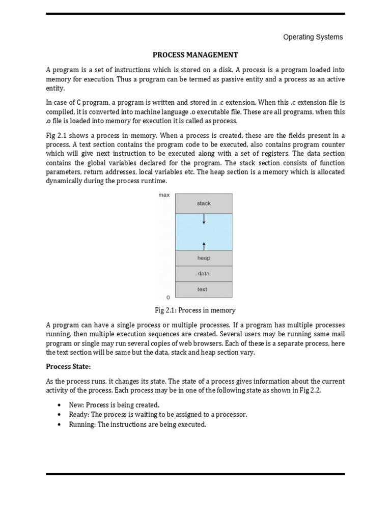 Module 2 OS (1) | PDF | Thread (Computing) | Process (Computing)