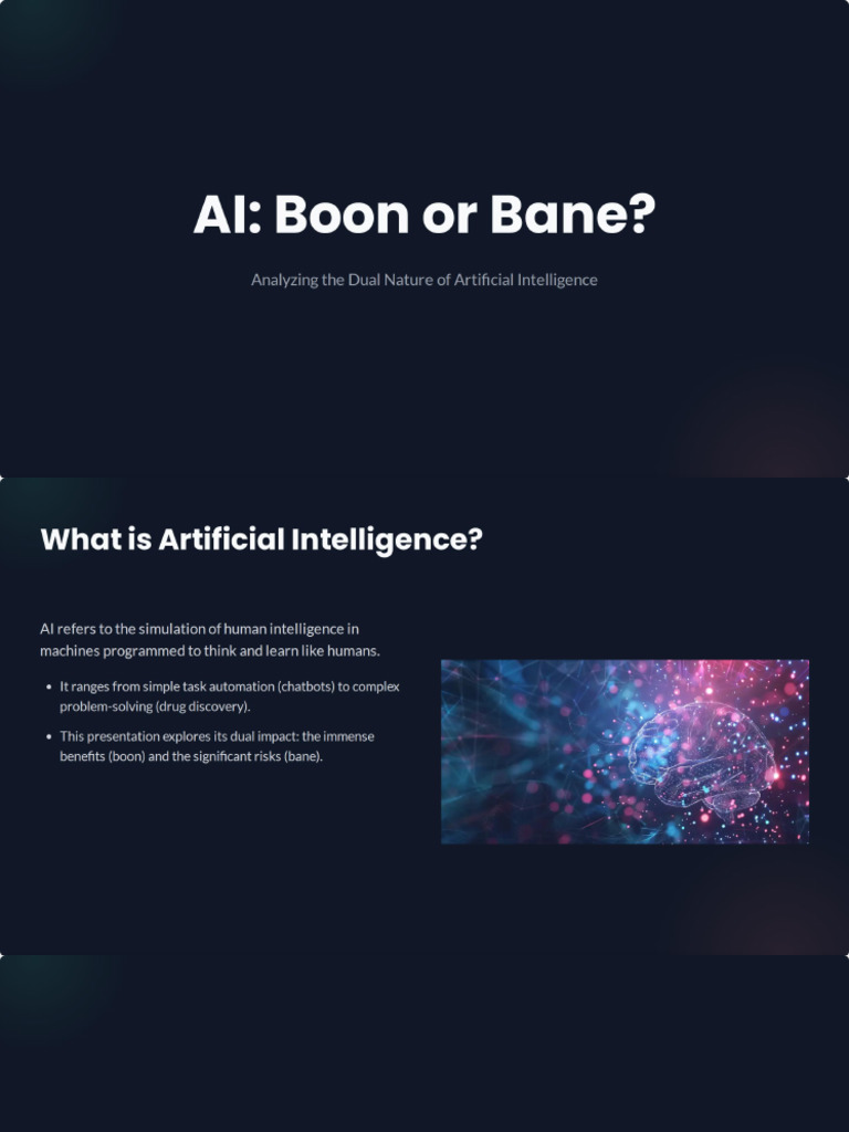 AI Boon or Bane | PDF