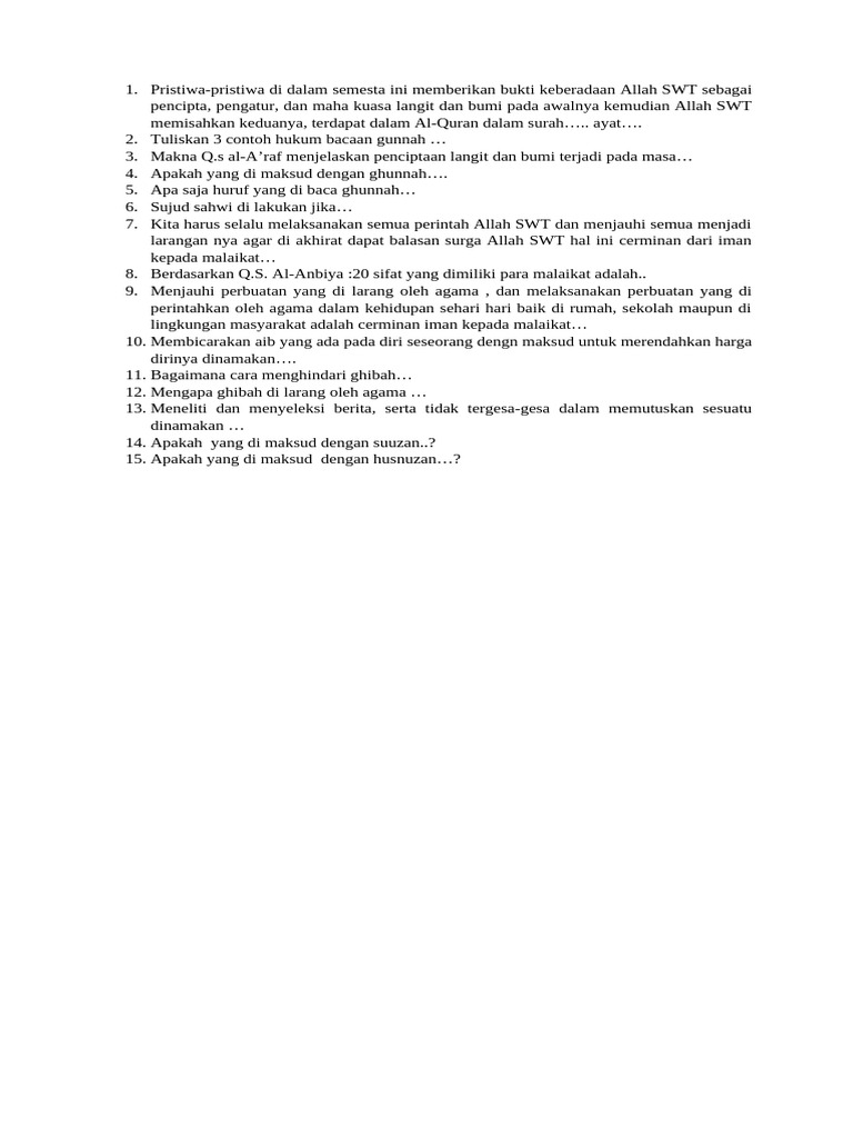 Soal Bu Soraya | PDF