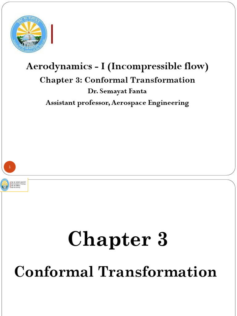 Conformal Transformation in Aerodynamics | PDF | Geometry | Mathematics