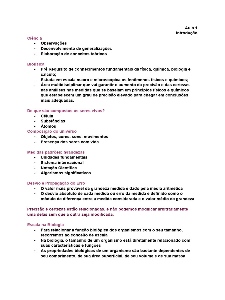 BIOF. 1. Bioeletricidade | PDF | Potencial elétrico de membrana ...