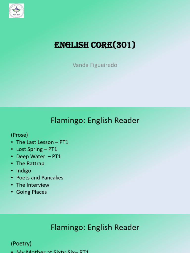 English Core 301 Curriculum Overview | PDF | Cognitive Science | Human ...
