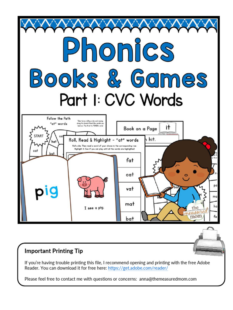 Part 1：CVC Words | PDF