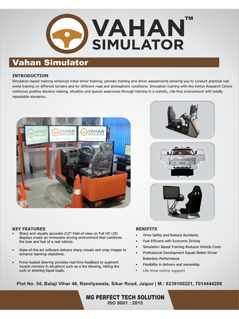 Driver Training Simulator | PDF