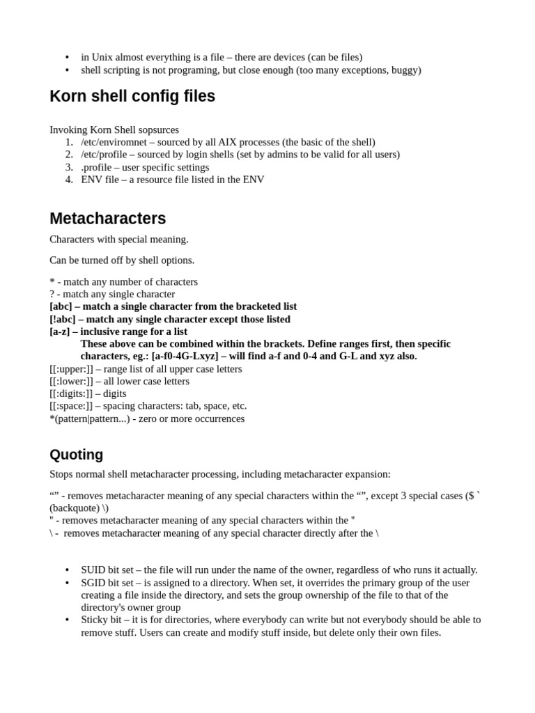Korn-Bash Shell Scripting | PDF | Utility Software | Unix