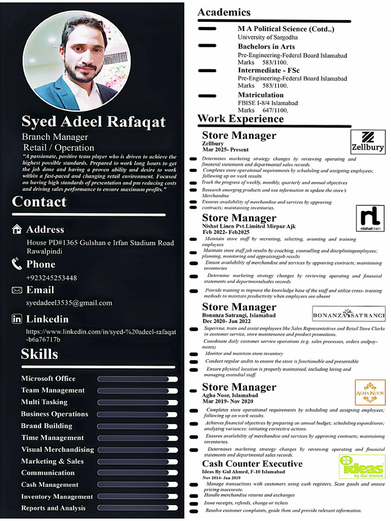 Syed Adeel CV PDF | PDF