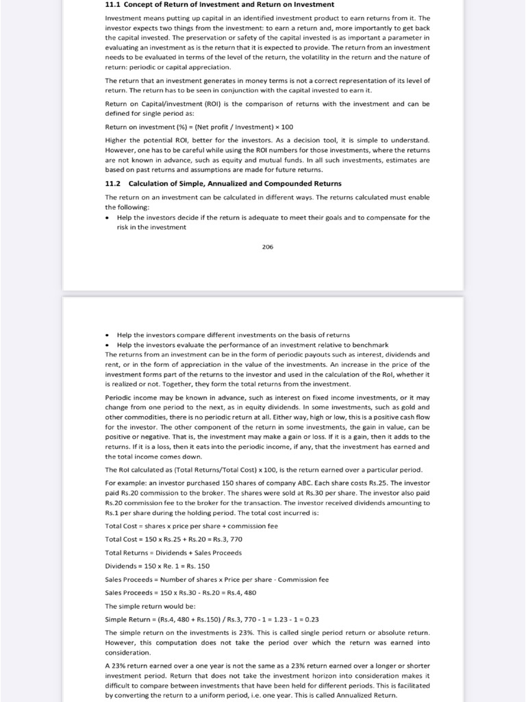 Ra Risk and Return | PDF