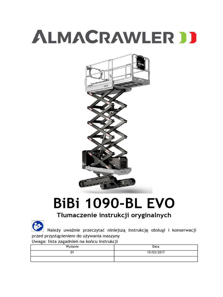 Instrukcja Almac Bibi 1090-Bl Evo | PDF