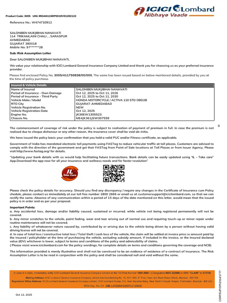 BK 29566 | PDF | Insurance | Pro Rata