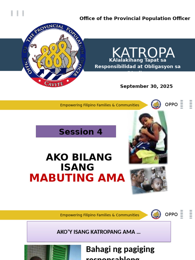 Session 4 Ako Bilang Isang Mabuting Ama | PDF