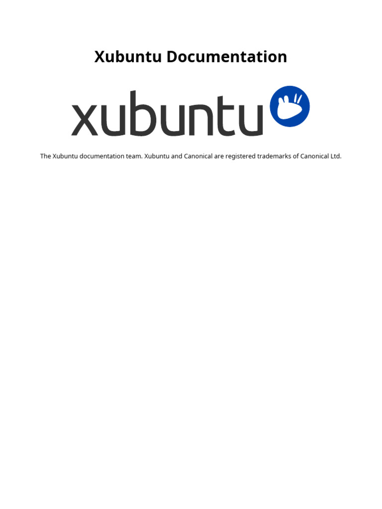 Xubuntu User Documentation Guide | PDF | Booting | Installation ...