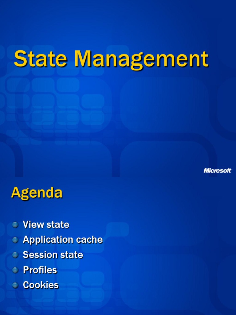 CSState Management | PDF | Http Cookie | Cache (Computing)