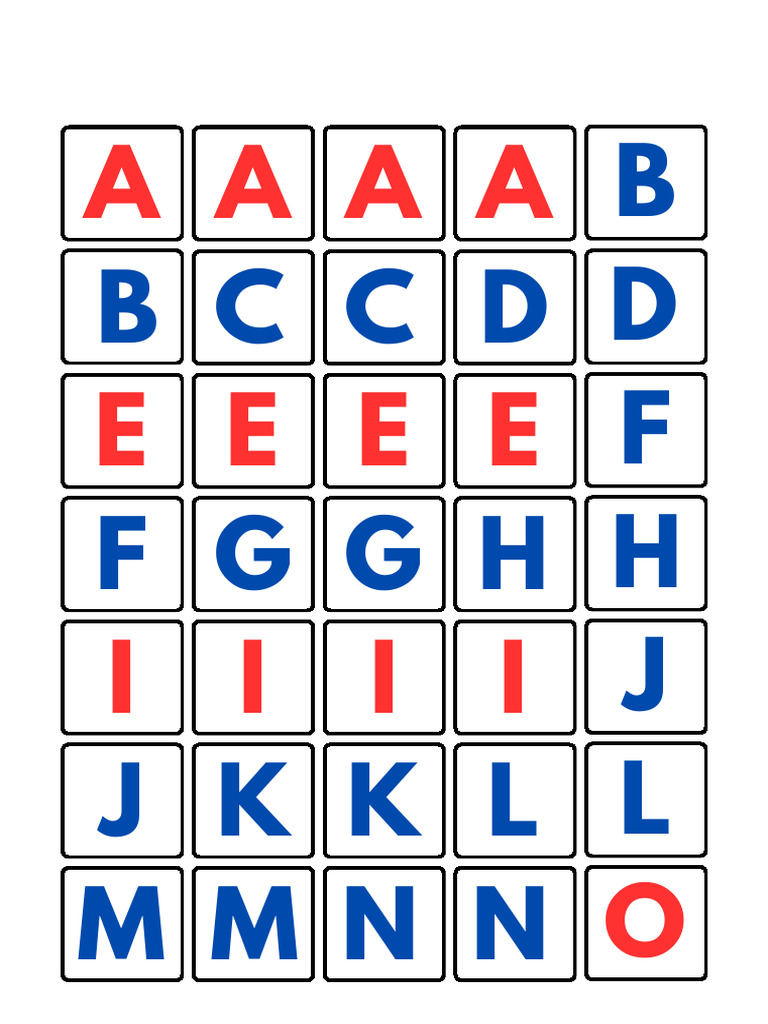 Letter Tiles Wordmat | PDF