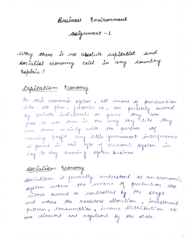 Business Environment Assignment-3 (Rajat) | PDF