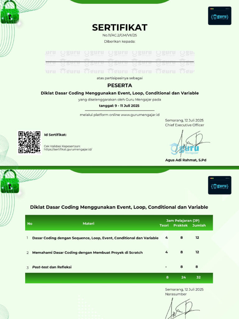 Sertifikat-AC11-001283 CODING Andhi Marwati Rahayu | PDF