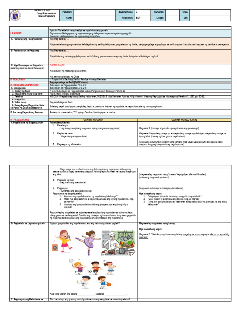 Detailed Lesson Plan | PDF