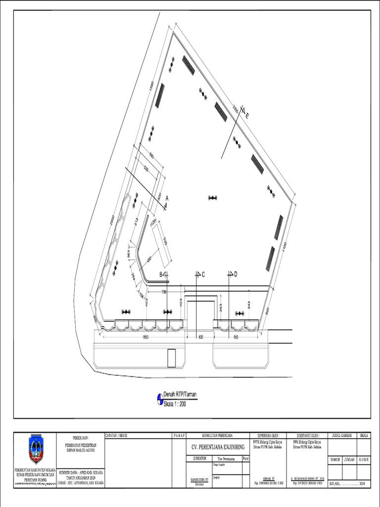 Gambar Pondasi RTP Pedestrian CCO | PDF