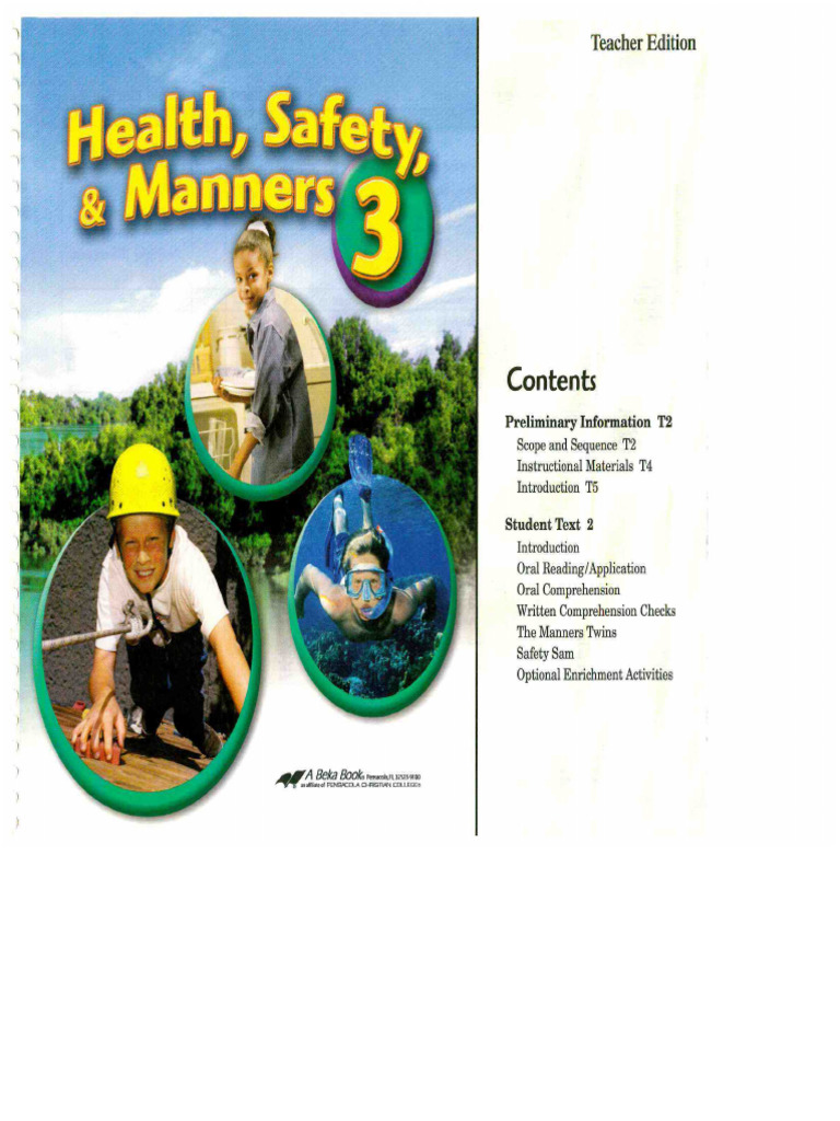 Health - Safety - Manners 3 | PDF