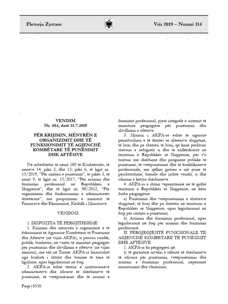 VKM NR 554 Date 31.07.2019 | PDF