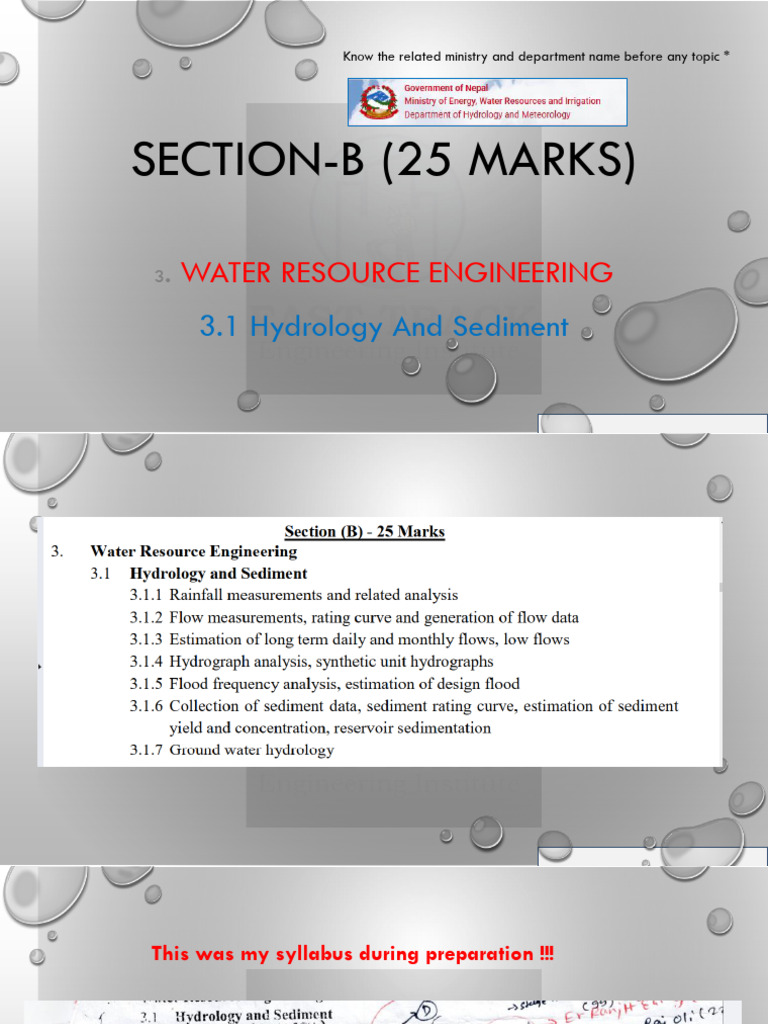 Fasttrack - Hydrology (Day-7) | PDF | Precipitation | Discharge (Hydrology)