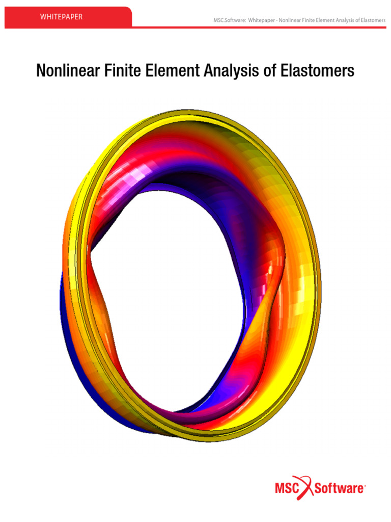 Nonlinear Finite Element Analysis Of Elastomers Buenisimo Pdf 1276