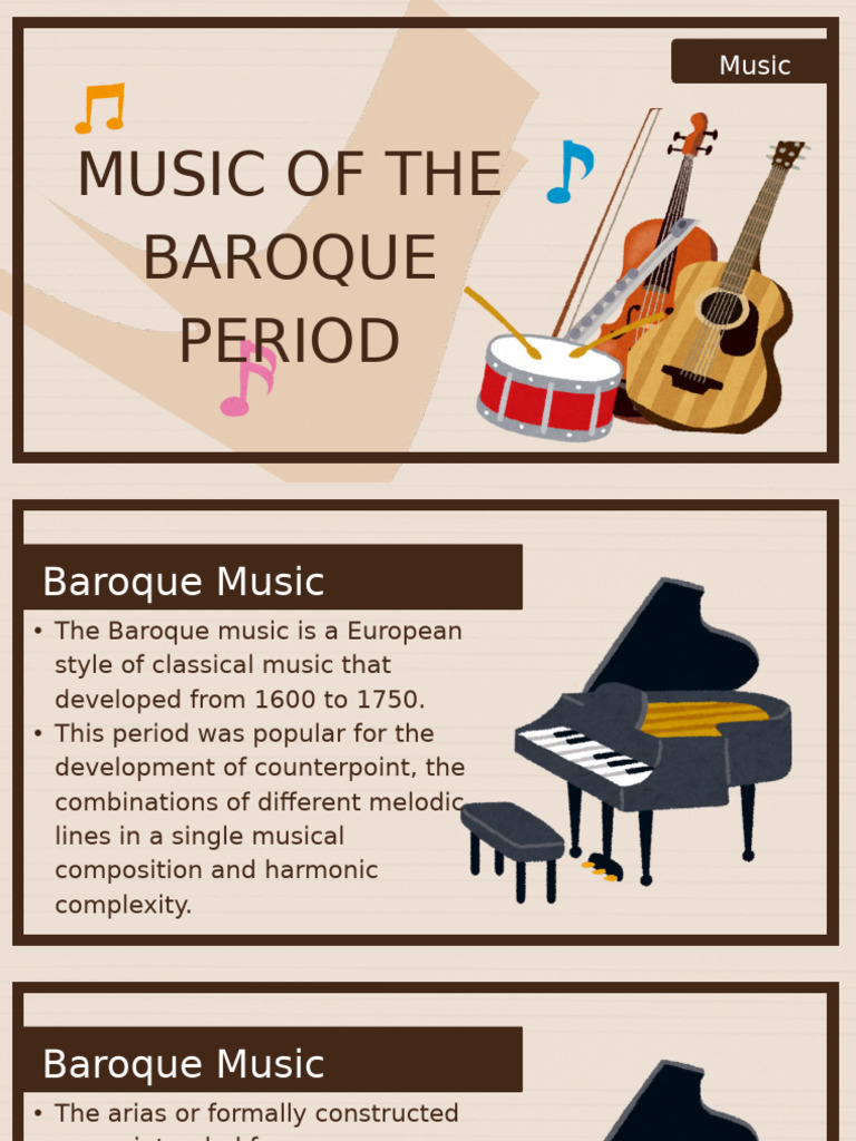 Lesson 4 Baroque Period | PDF