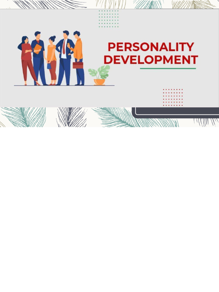 Understanding Personality Traits and Development | PDF | Extraversion ...