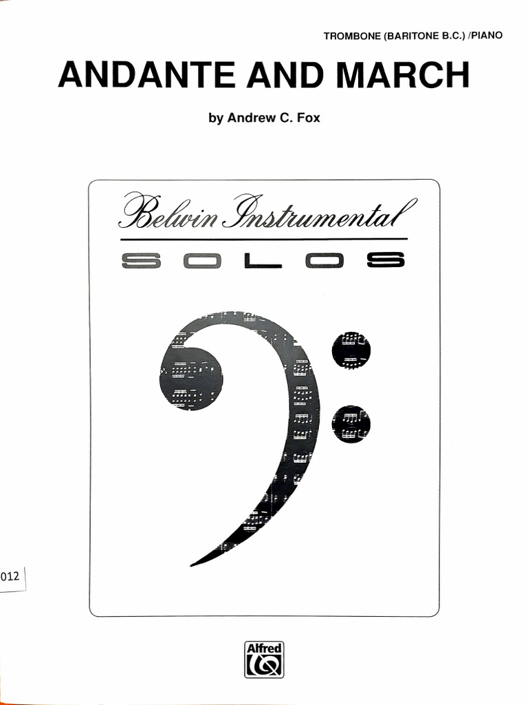 Andrew C. Fox - Andante and March | PDF | Musical Compositions | Musicology