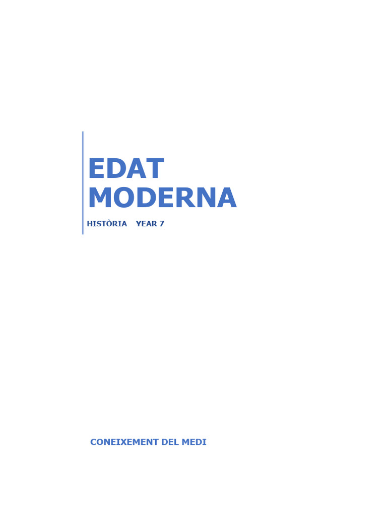Dossier Edat Moderna Ii | PDF