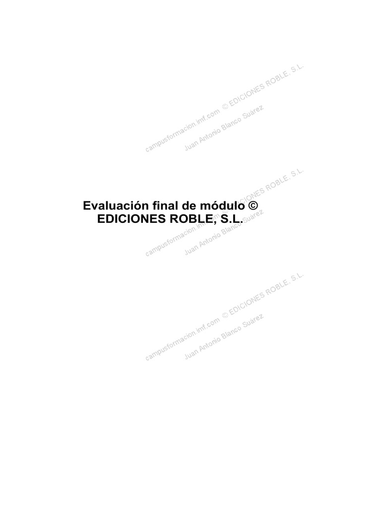 13 Evaluacion Final de Modulo | PDF | Cuestionario | Auditoría