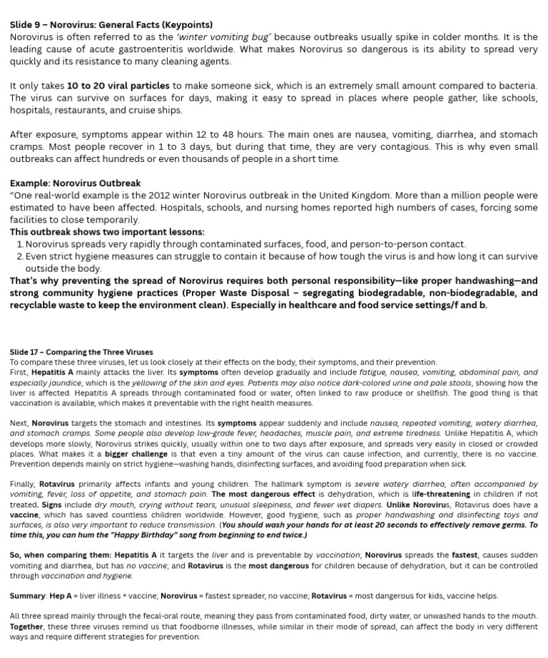 Winter Vomiting Bug' | PDF | Virology | Medical Specialties