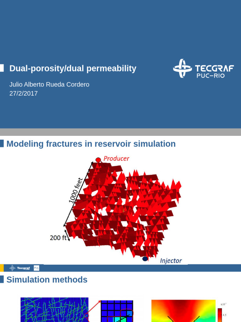 Dual Porosity Permeability | PDF | Petroleum Reservoir | Simulation