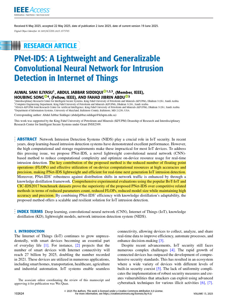 2025_PNet-IDS a Lightweight and Generalizable Convolutional Neural Network for Intrusion ...