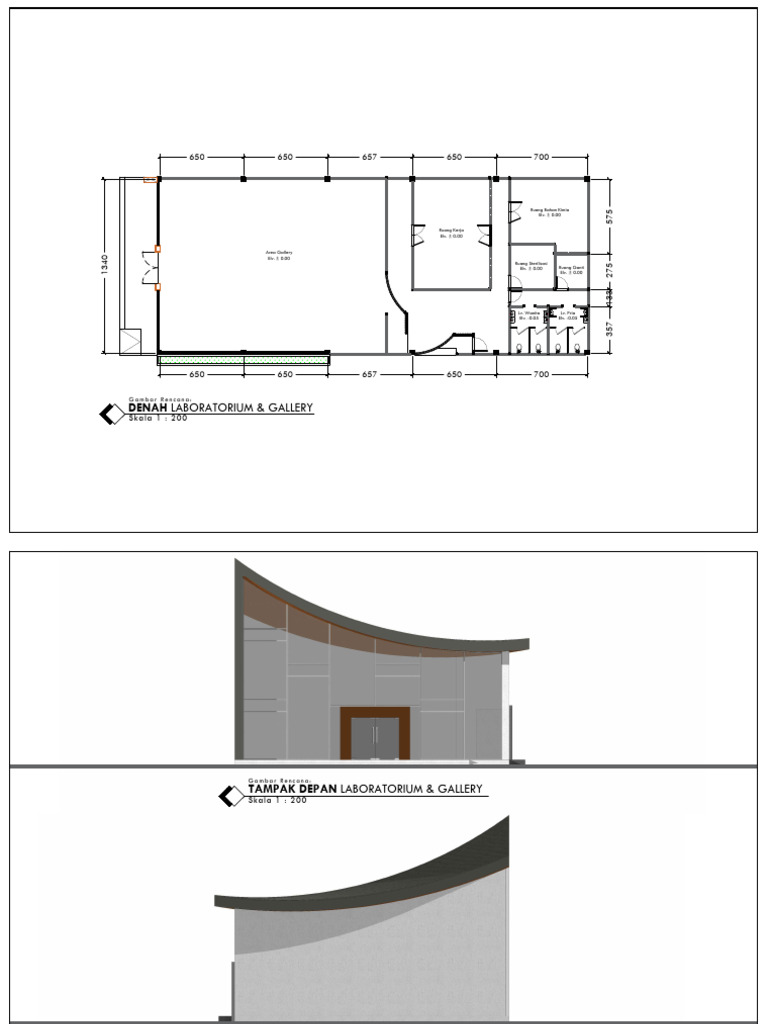 Denah Laboratorium dan Gallery | PDF