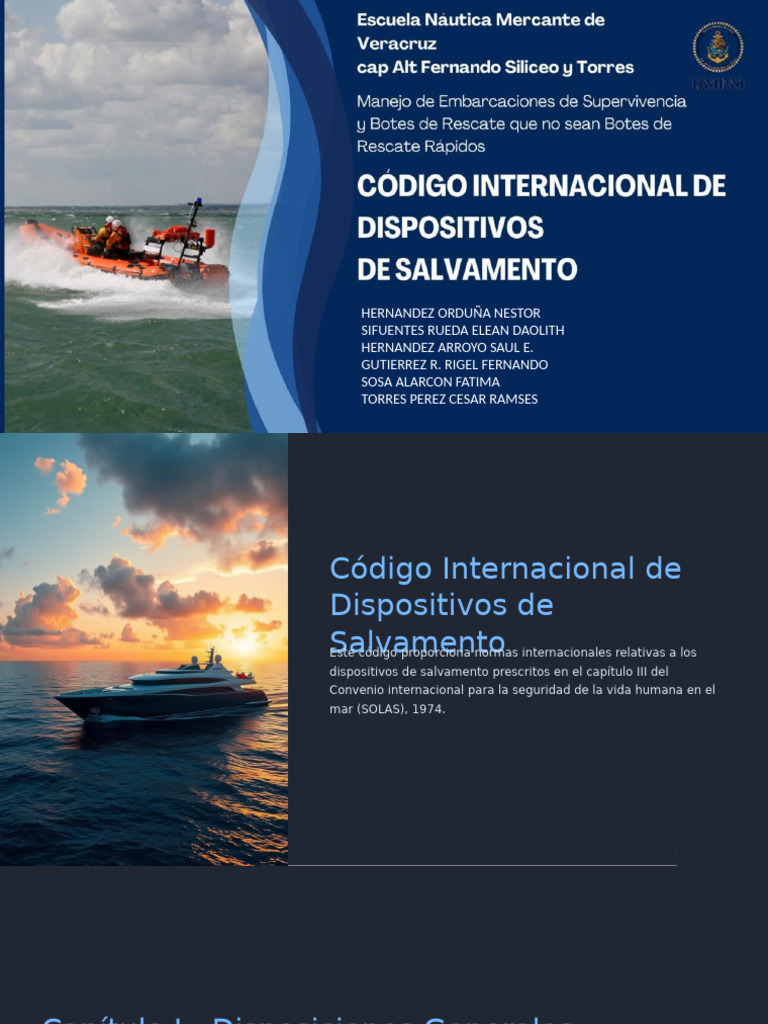 Normas Internacionales de Salvamento Marítimo | PDF